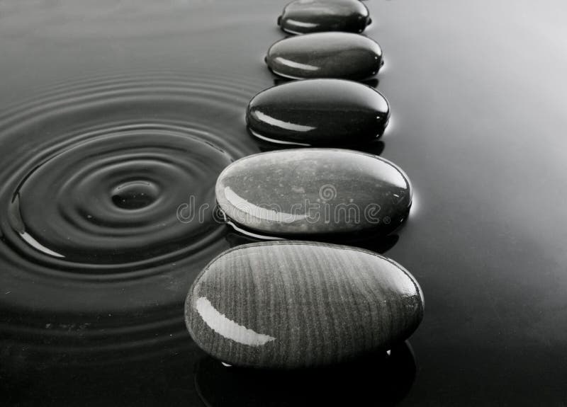 Pebbles in water stock photo. Image of order, smooth - 11726306