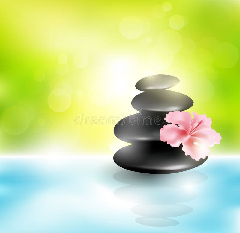 Pebbles stock vector. Illustration of pebble, flower - 42265464