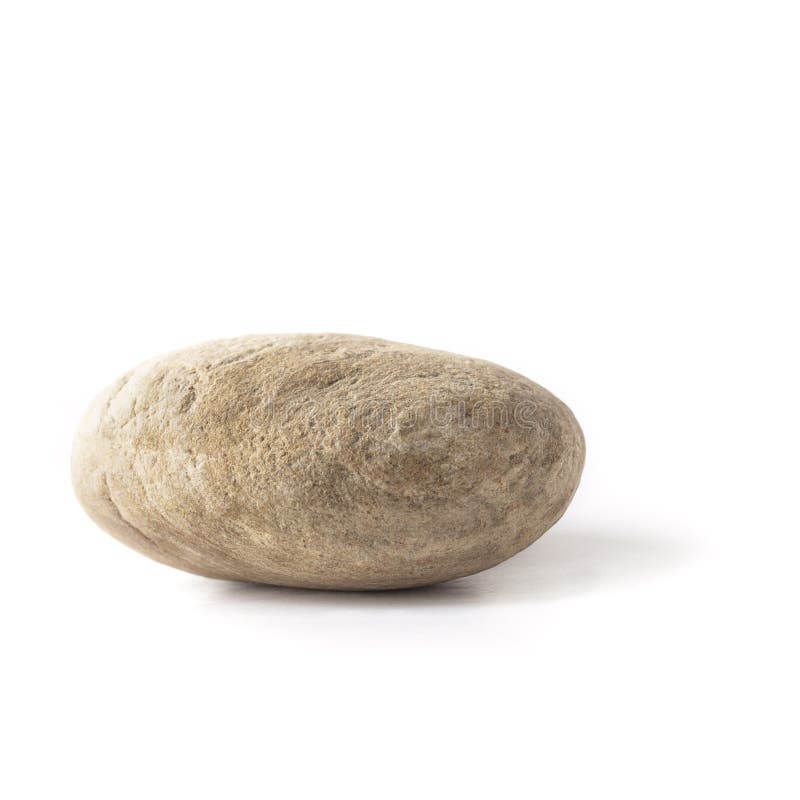 Pebbles on a White Background Stock Photo - Image of pebble, rough ...