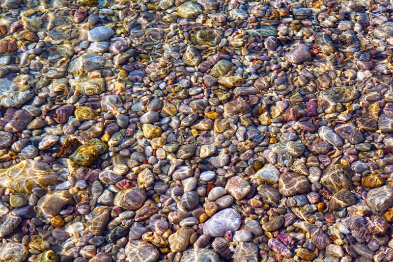 Pebbly beach background stock photo. Image of patterned - 66626194