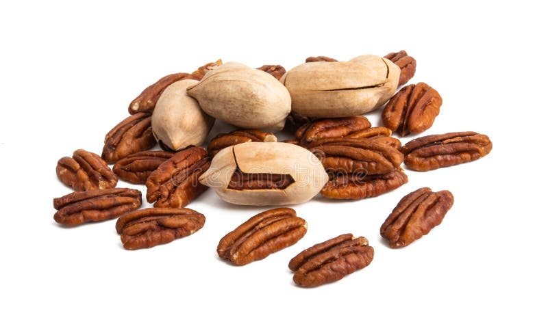 Pecans Delicious Food Isolated Stock Photo - Image of pecans, nutrition ...