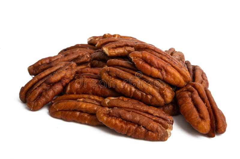 Pecans Delicious Food Isolated Stock Photo - Image of edible, isolated ...