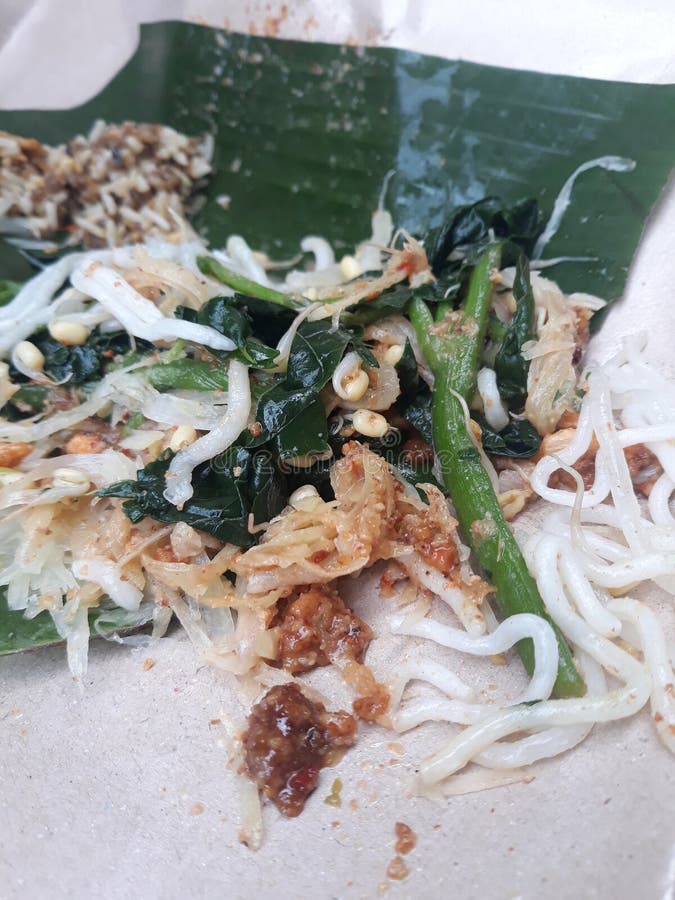 Pecel food traditional stock photo. Image of pecel, vegetables - 276740730