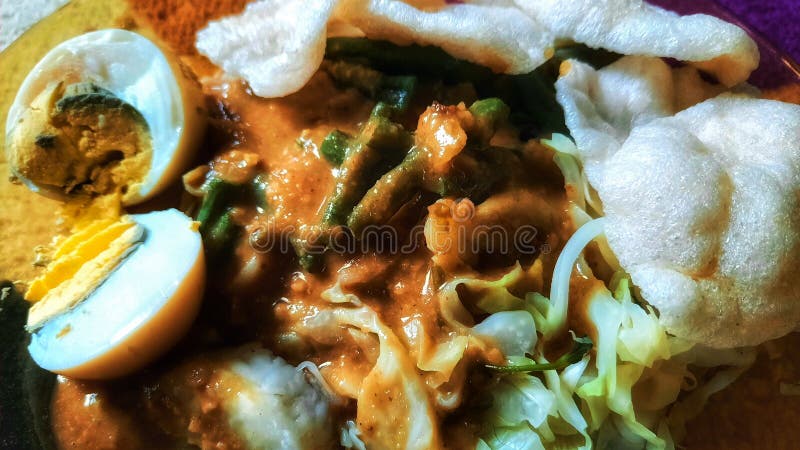 Pecel is Food Traditional of Indonesia Stock Photo - Image of cuisine ...