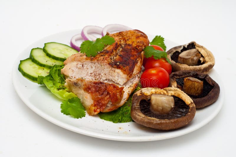 Pecho De Pavo Cocido Al Horno Imagen de archivo - Imagen de pavo, queso ...