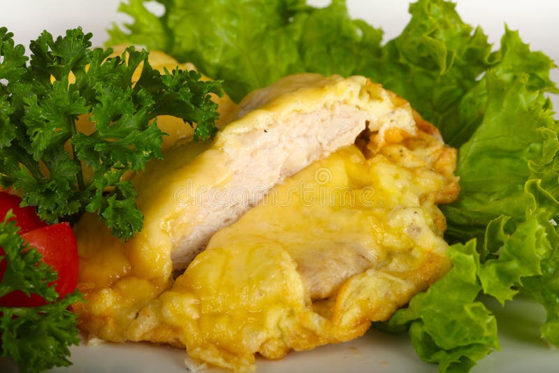 Pecho De Pollo Cocido Al Horno Foto de archivo - Imagen de kiev, nadie ...