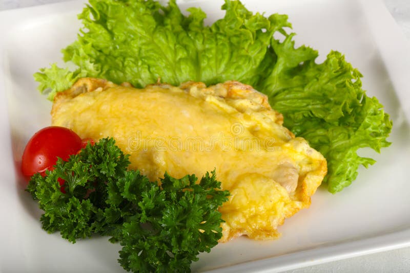 Pecho De Pollo Cocido Al Horno Foto de archivo - Imagen de nadie, carne ...