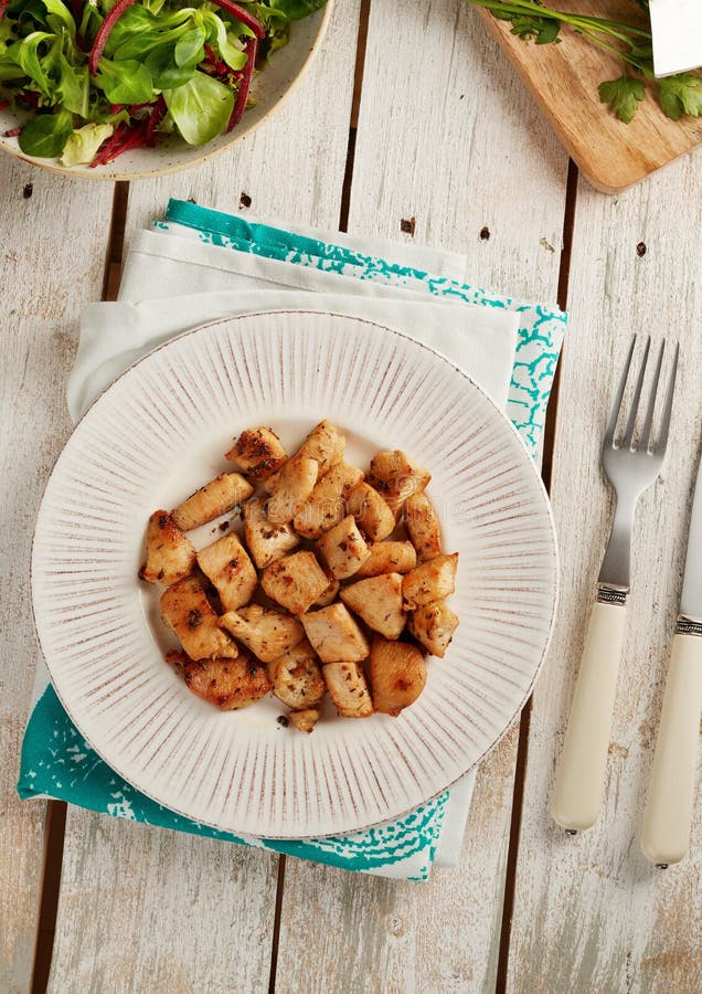 Pecho De Pollo Cocido Al Horno Foto de archivo - Imagen de casero ...