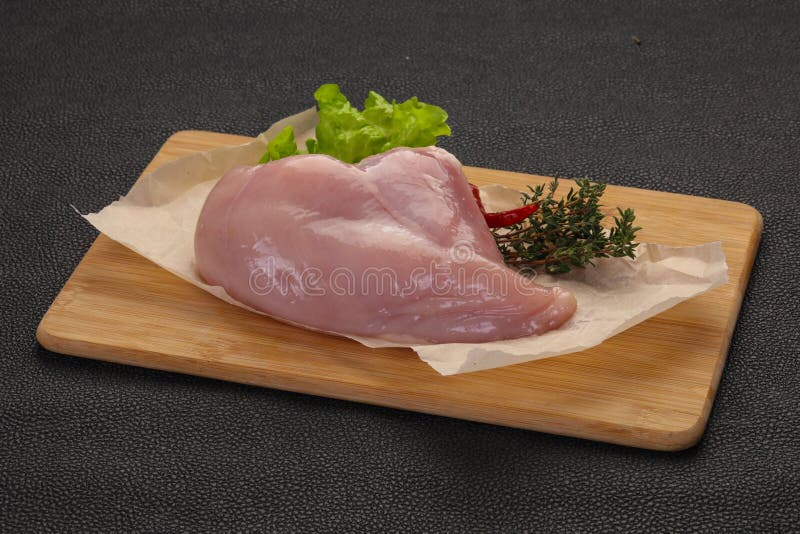 Pecho De Pollo Sin Procesar Imagen de archivo - Imagen de carne, pechos ...