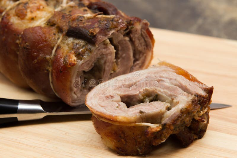 Pecho Del Cordero Rodado Conjunto Foto de archivo - Imagen de ...