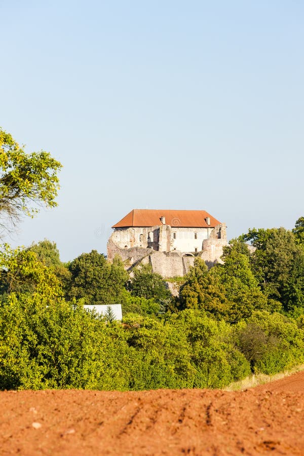 Pecka Castle, Czech Republic Stock Photo - Image of history, field ...