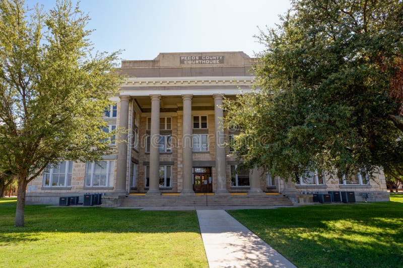 Pecos county Courthouse editorial image. Image of fort - 306585635