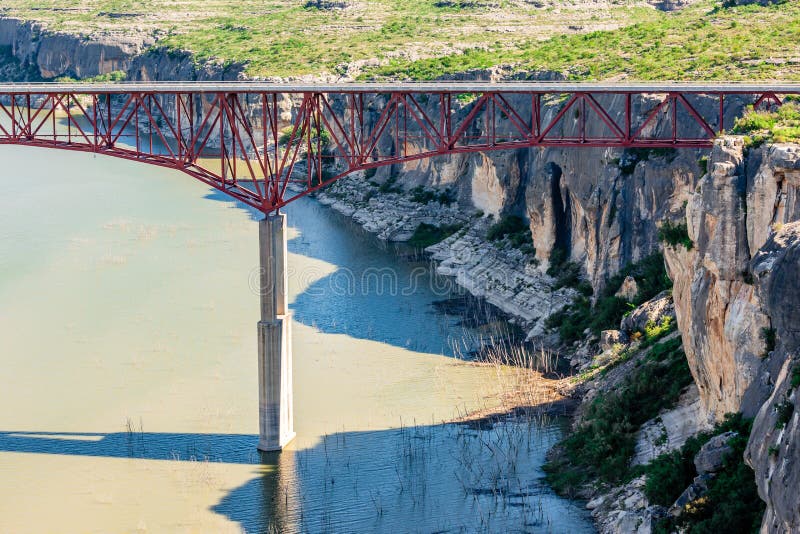Pecos River Bridge on Us High Way 90 Stock Photo - Image of traffic ...