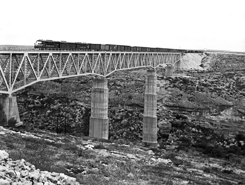 [Pecos River High Bridge, Southern Pacific Railroad] Picture. Image ...