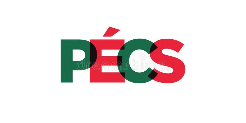 Pecs in the Hungary Emblem. the Design Features a Geometric Style ...