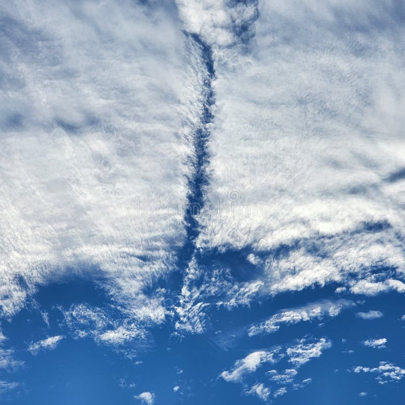 Colorful Peculiar Unusual and Strange Cloud Patterns Stock Photo ...