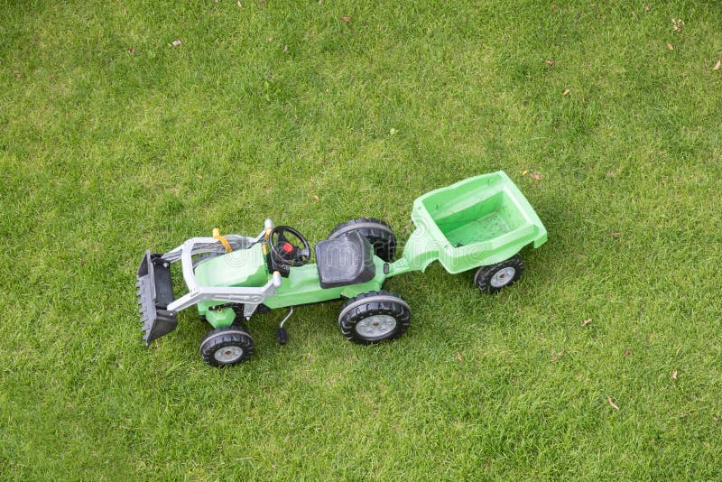 Pedal_tractor stock image. Image of garden, tractor - 220549321