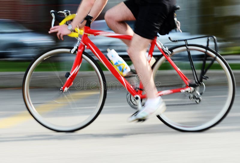 Cyclist pedalling bicycle stock photo. Image of exercising - 6048144