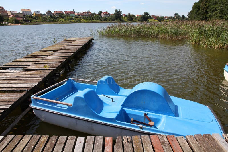 Pedalo stock photo. Image of pedalo, recreation, town - 21424398