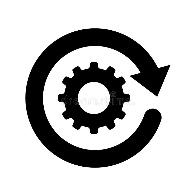 Pedazo Aislado Del Engranaje Stock de ilustración - Ilustración de ...