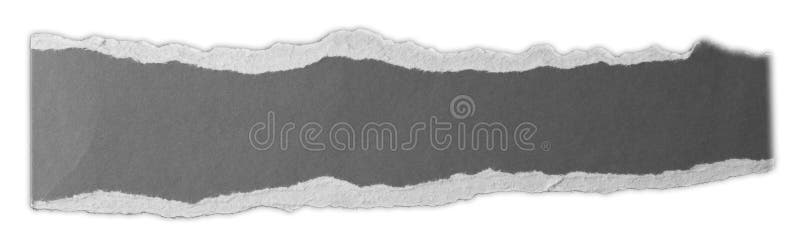 Pedazo de papel rasgado imagen de archivo. Imagen de aislado - 127155743