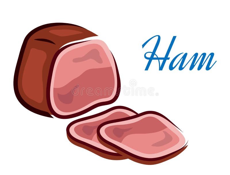 Jamón Ilustraciones Stock, Vectores, Y Clipart – (44,716 Ilustraciones ...