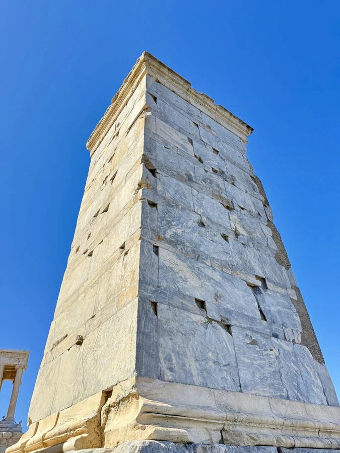 The Pedestal of Agrippa, editorial stock image. Image of wall - 381867149