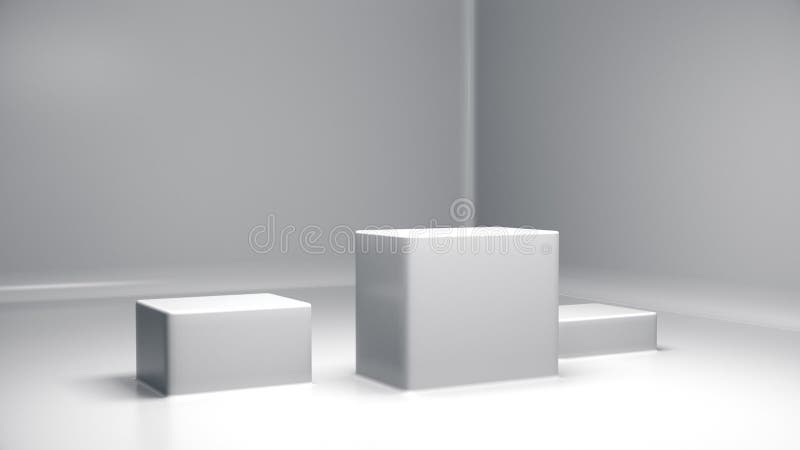 Pedestal for Display, Platform for Design, Blank Product Stand with ...