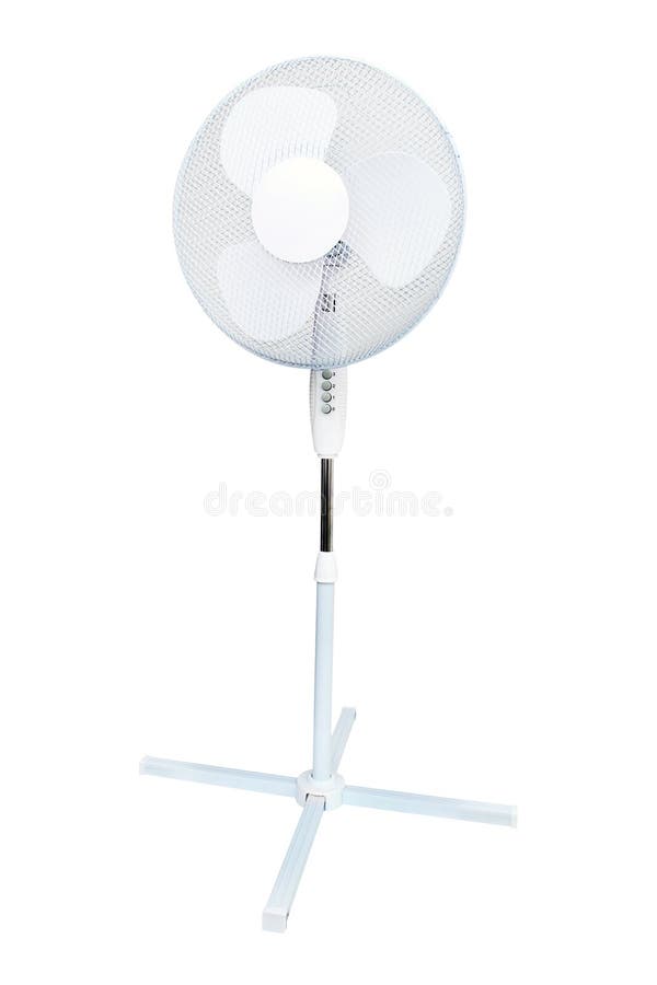 Pedestal floor fan stock photo. Image of pedestal, white - 35125426