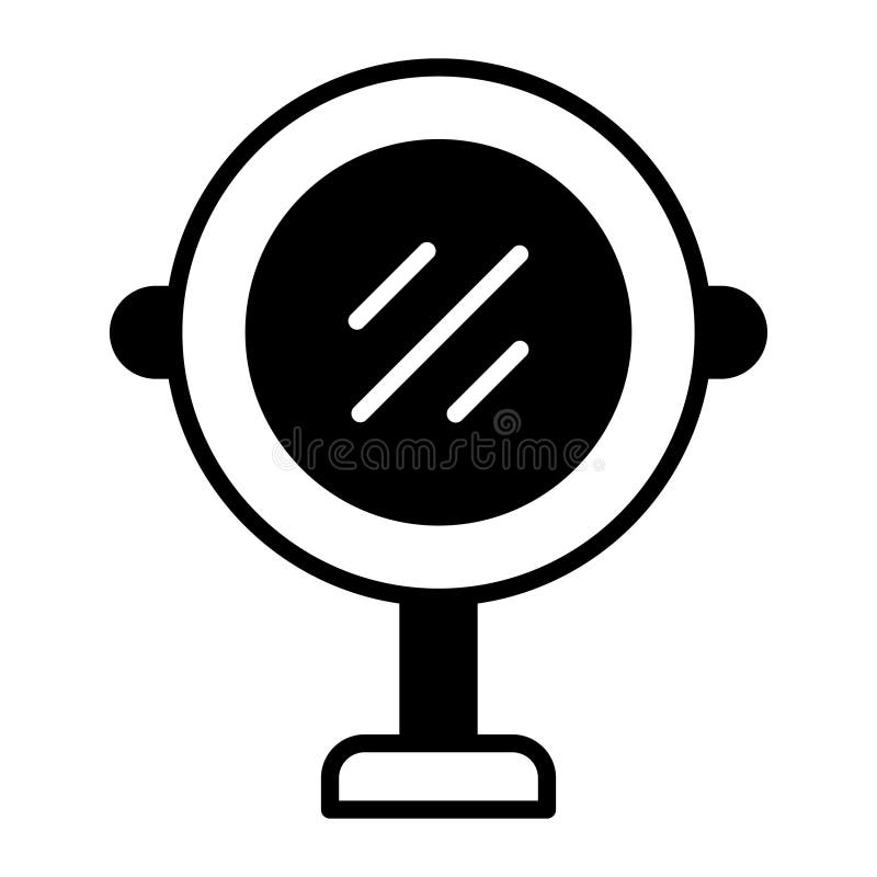 Vanity Icon, Black Vector Sign with Editable Strokes, Concept ...