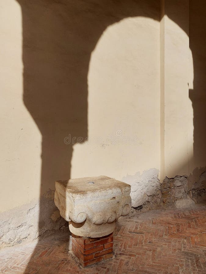 The Pedestal in Roman Style. Stock Photo - Image of furniture, roman ...