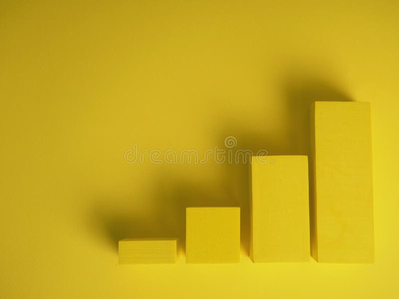Pedestal Squares Shadows on a Yellow Background Stock Photo - Image of ...
