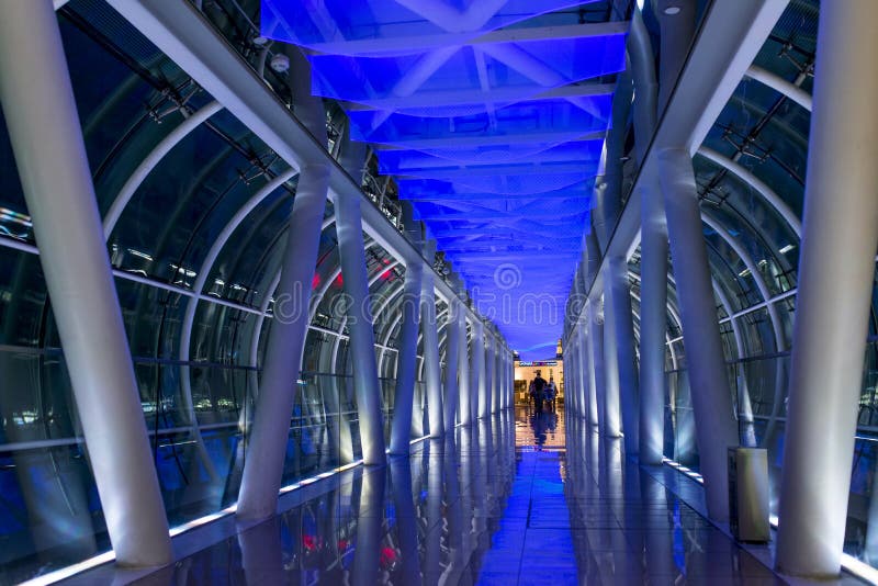 Pedestrian Bridge editorial stock image. Image of pedestrian - 53928124