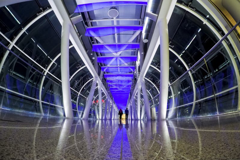 Pedestrian Bridge stock photo. Image of architecture - 53928140