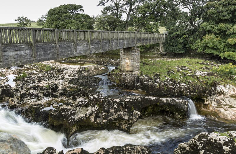 Waterfall at Ingleton, North Yorkshire, UK Stock Photo - Image of north ...