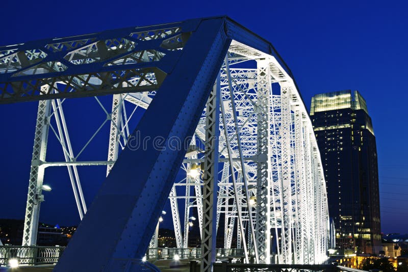 Pedestrian Bridge Trail Blue Ridge Mountains NC Stock Photo - Image of ...