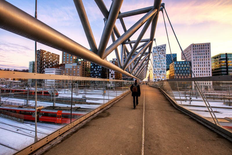 Modern architecture oslo stock image. Image of building - 118209329