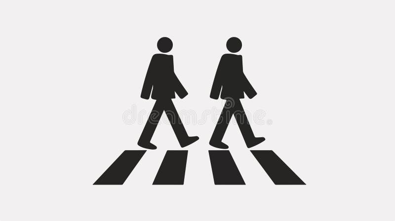 Pedestrian Crossing Icon: Traffic Safety Symbol for Design Projects ...