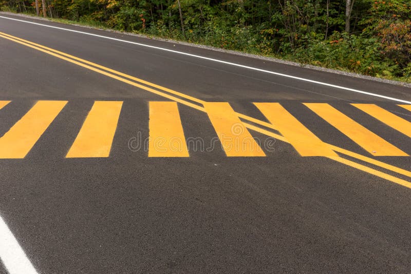 440 Pedestrian Crossing Yellow Stripes Stock Photos - Free & Royalty ...