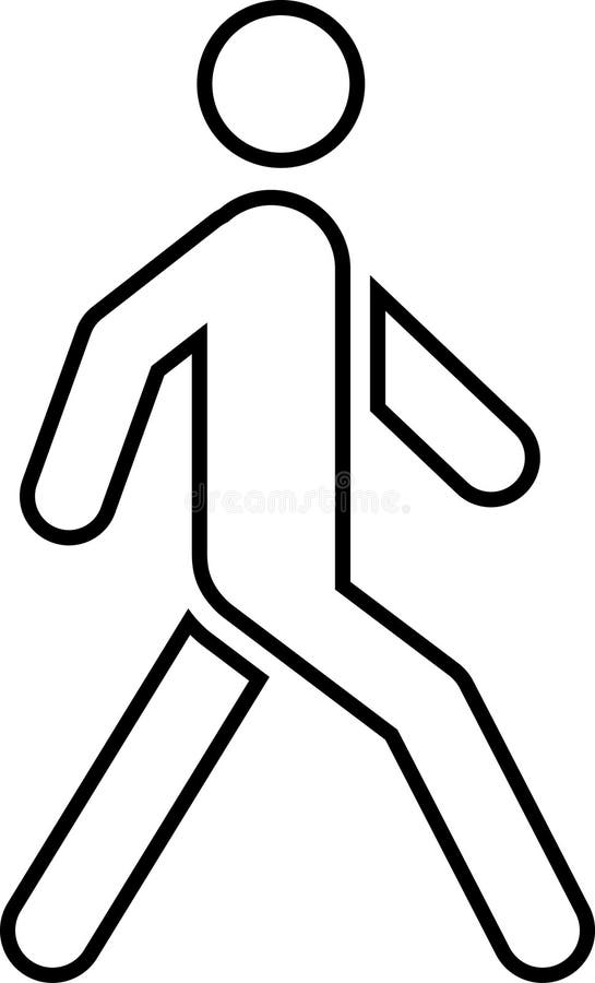 Pedestrian Walking Icon Stock Illustrations – 2,265 Pedestrian Walking ...