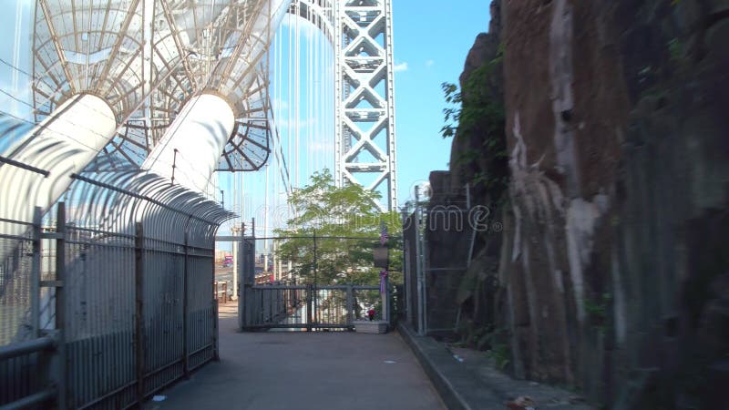 Pedestrian Pathway on a Bridge Stock Footage - Video of bridge, nice ...