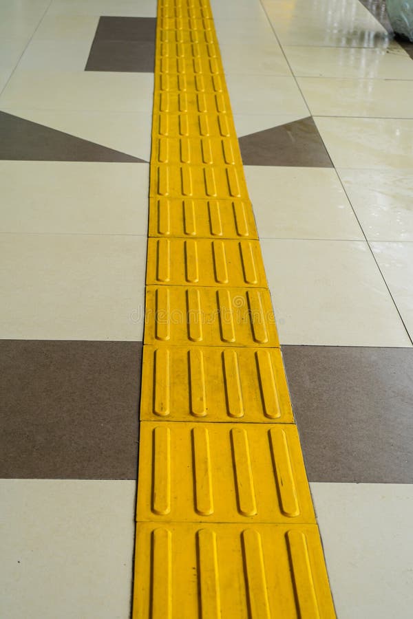 Pedestrian Paths, Braille Blocks in Tactile Paving for the Blind ...