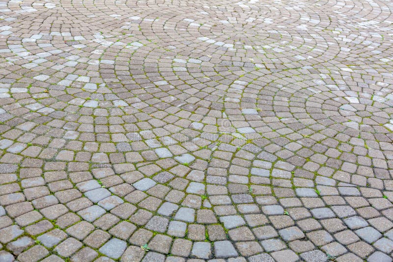 Pedestrian Pavement Made of Rough Stone Stock Image - Image of ...