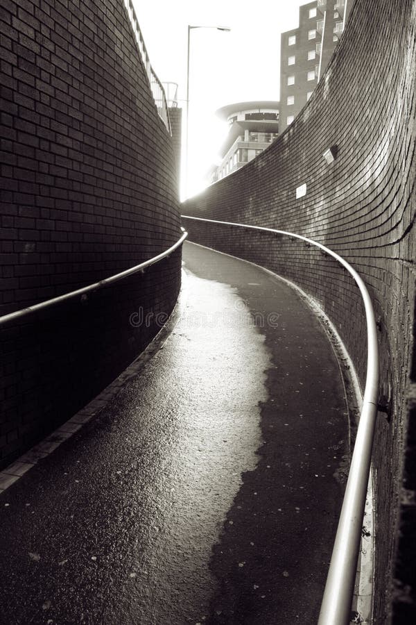 Pedestrian ramp stock photo. Image of walkway, pedestrian - 1668648