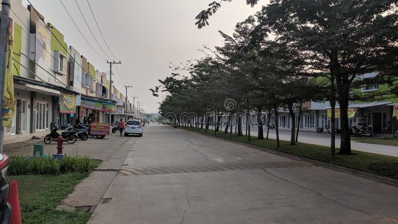 Pedestrian Road Front of Shop Building Editorial Photography - Image of ...