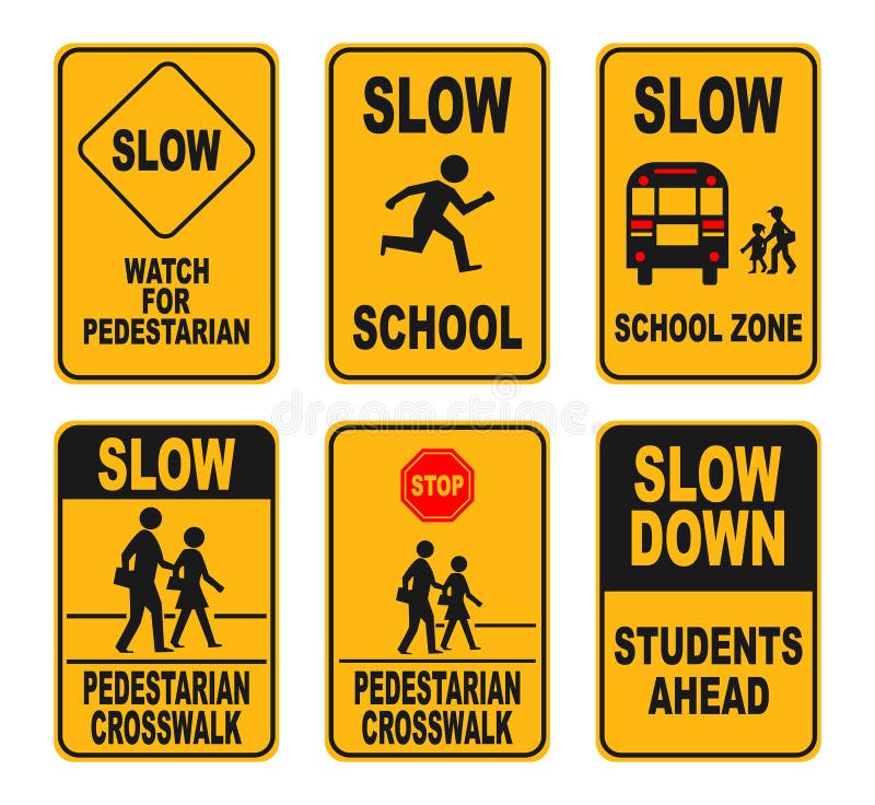 School Zone Sign Clip Art