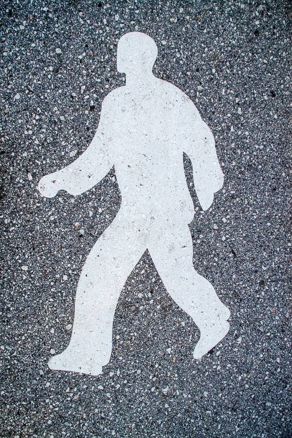 Pedestrian sign stock photo. Image of backgrounds, concrete - 43132540