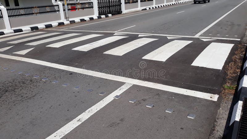 Pedestrian and Speed Bumper Stock Image - Image of traffic, future ...