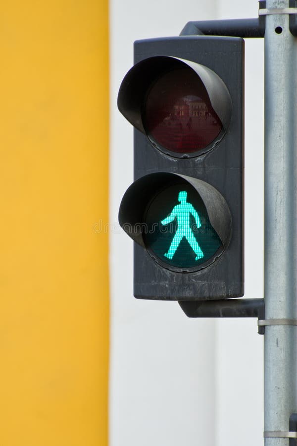 Pedestrian traffic light stock photo. Image of crossing - 24055838