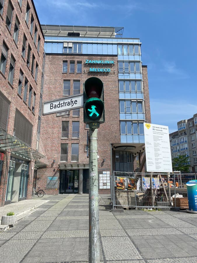 Pedestrian Traffic Light Showing Green Walk Signal Editorial Stock ...